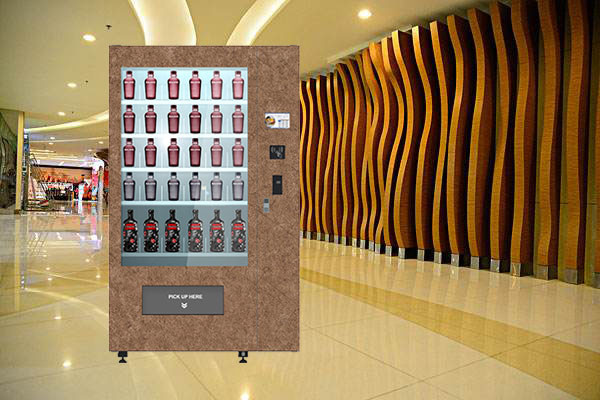 Touch Screen Red Wine Conveyor with Elevator Vending Machine Kiosk With ...
