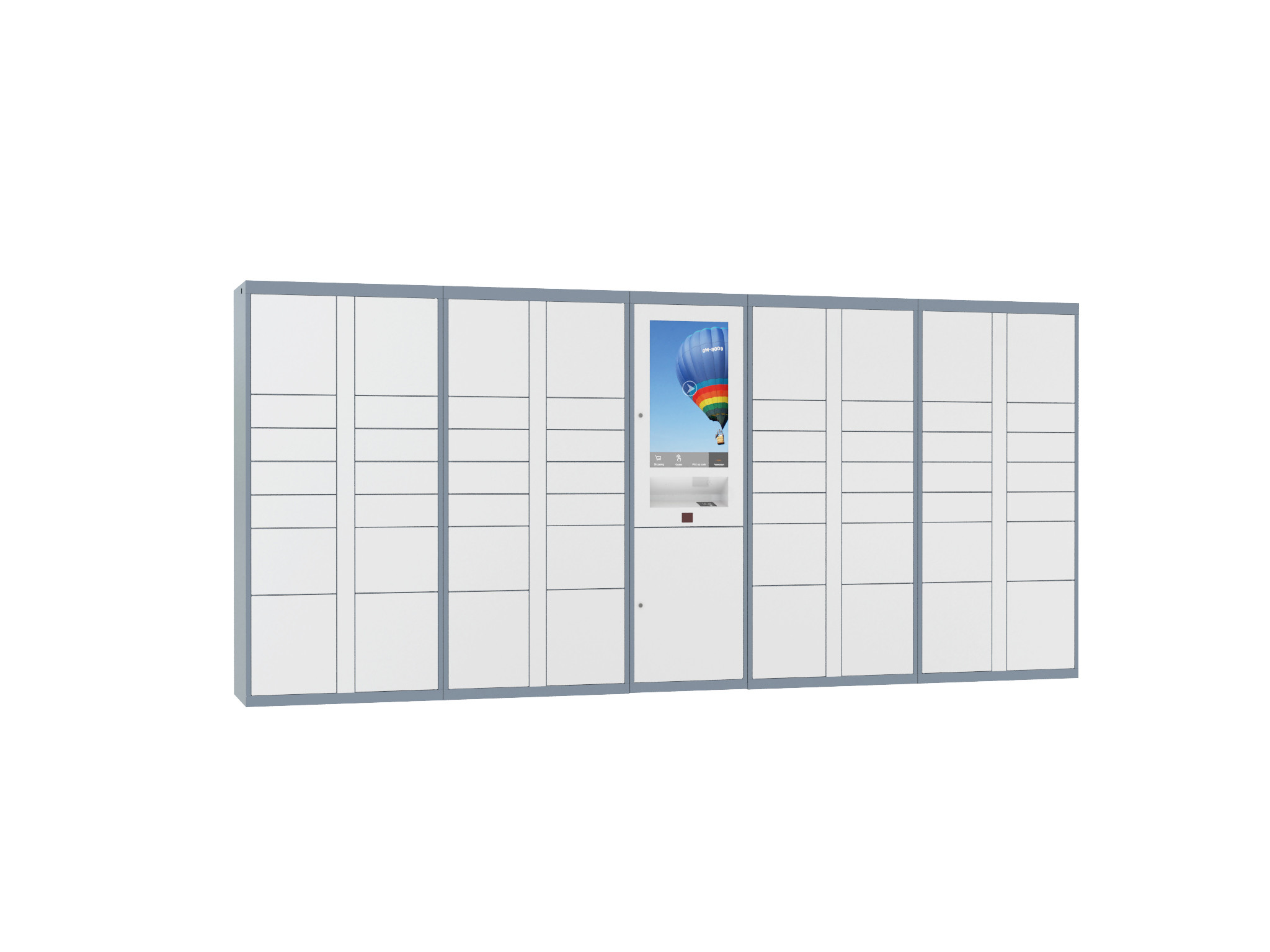 Smart RFID PIN Code Access Luggage Rental Locker With Remote Access ...