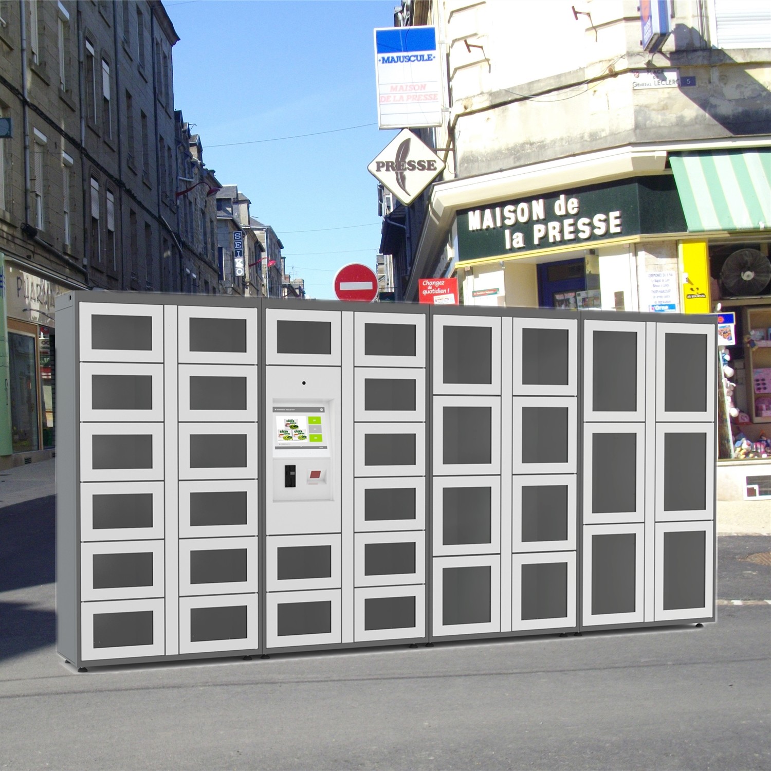 Mini Vending Machine Alipay Acceptor Kiosk Locker Automatic 32 Inch ...