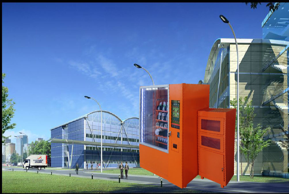 Refrigerator Elevator Vending Machine Prevent Falling Down with Remote ...