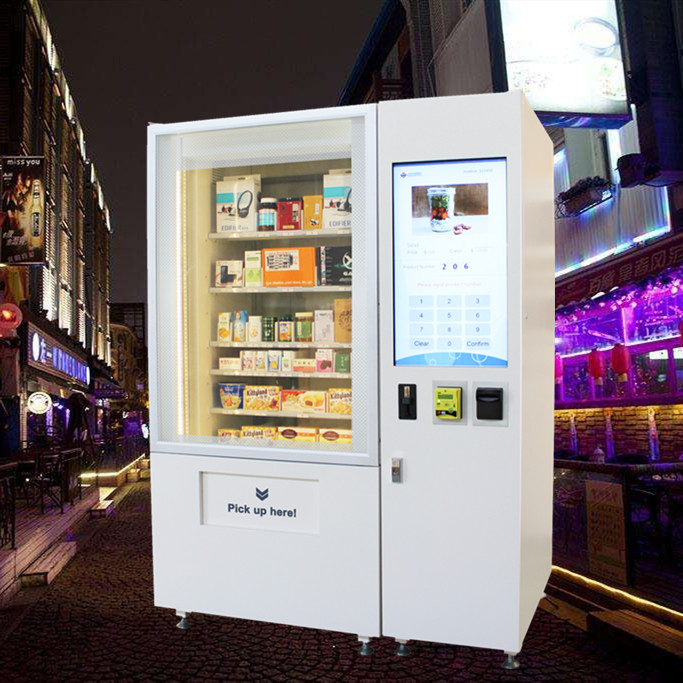 Belt Convery Fresh Fruit Mini Mart Vending Machine / Lunch Box Vending ...