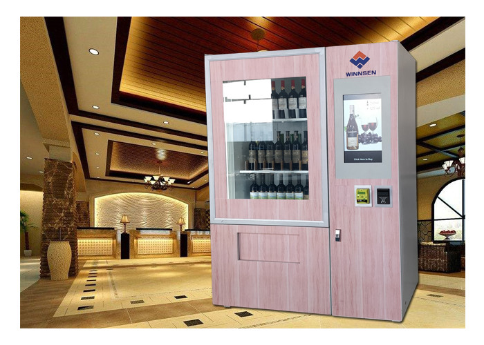 Automatic Elevator Red Wine Bottle Vending Machine With Lift And ...