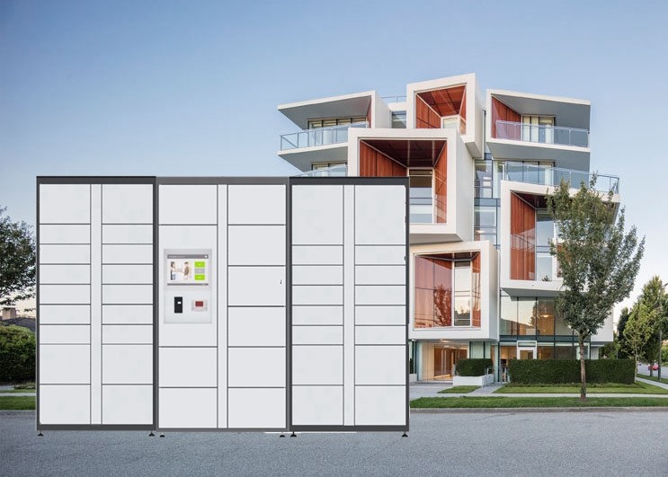 Smart outdoor Quick Drop off And Pickup Automated parcel delivery click ...