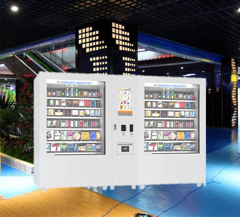 Credit Card Cash Acceptor Snacks and Drinks Vending Kiosk with Remote ...