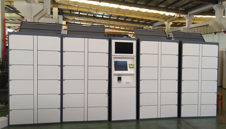 Barcode RFID Luggage Storage Lockers Public Locker for Hotel Guests ...