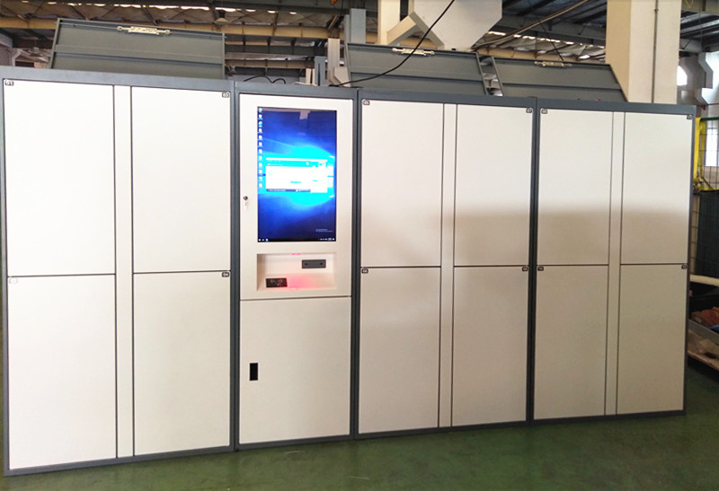 Self Service Dry Cleaning Locker Laundry Cabinet With Locker Status ...