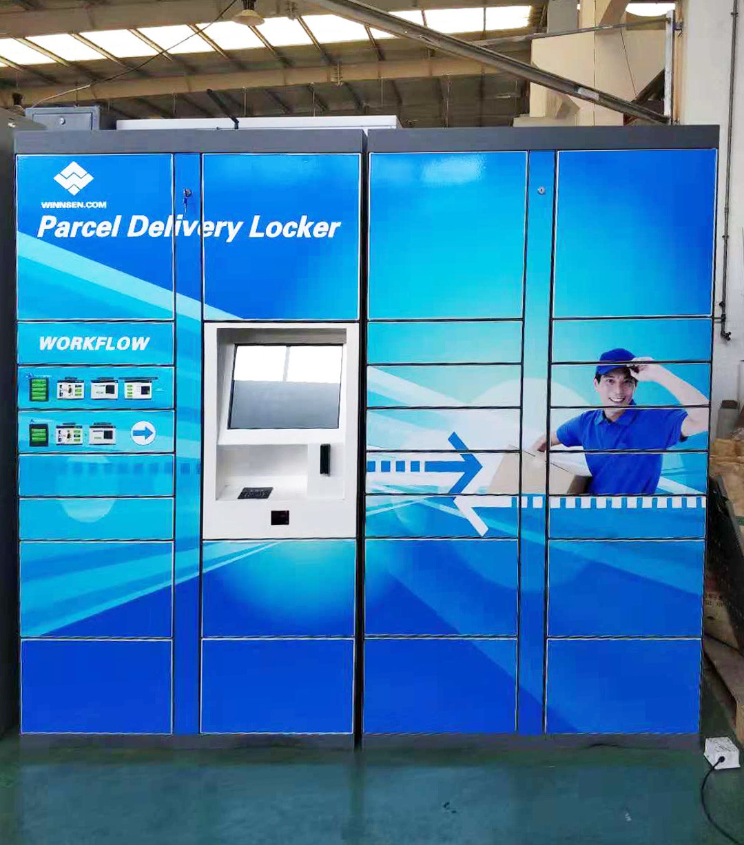 24/7 Smart QR Login Parcel Delivery food take away click and collect ...