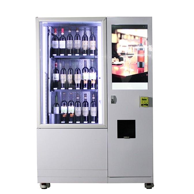 Smart combo Robotic Vending Machine with Lift System for Fresh Food ...