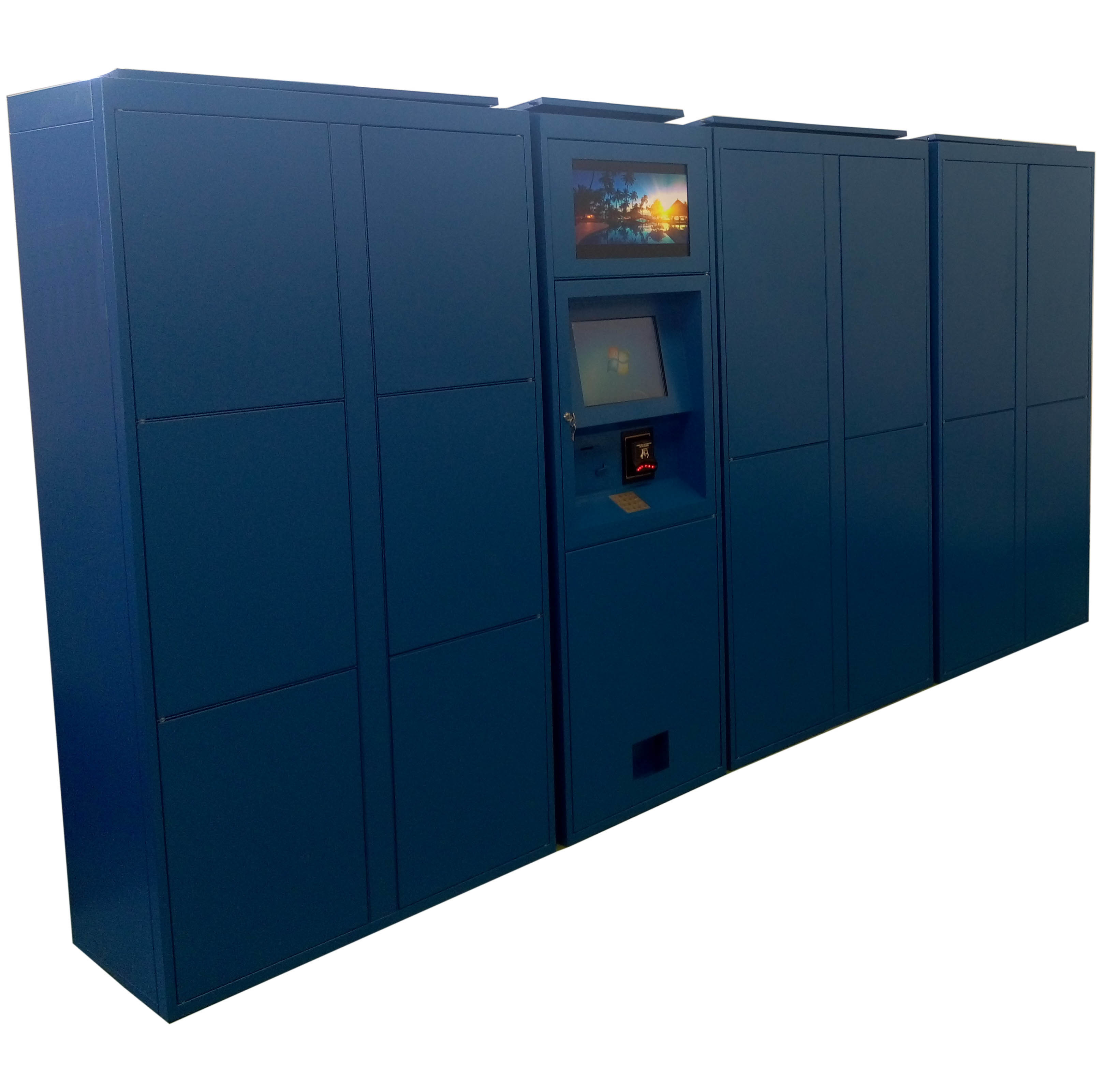Indoor Use Smart Package Delivery Locker Suitable For Logistics Company ...