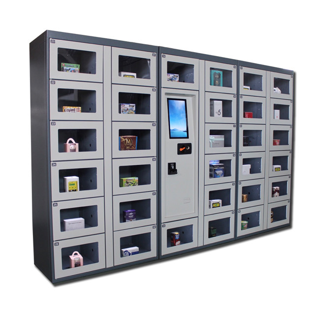 Self Automatic Snack Combo Vending Machine , Conveyor Belt Vending ...