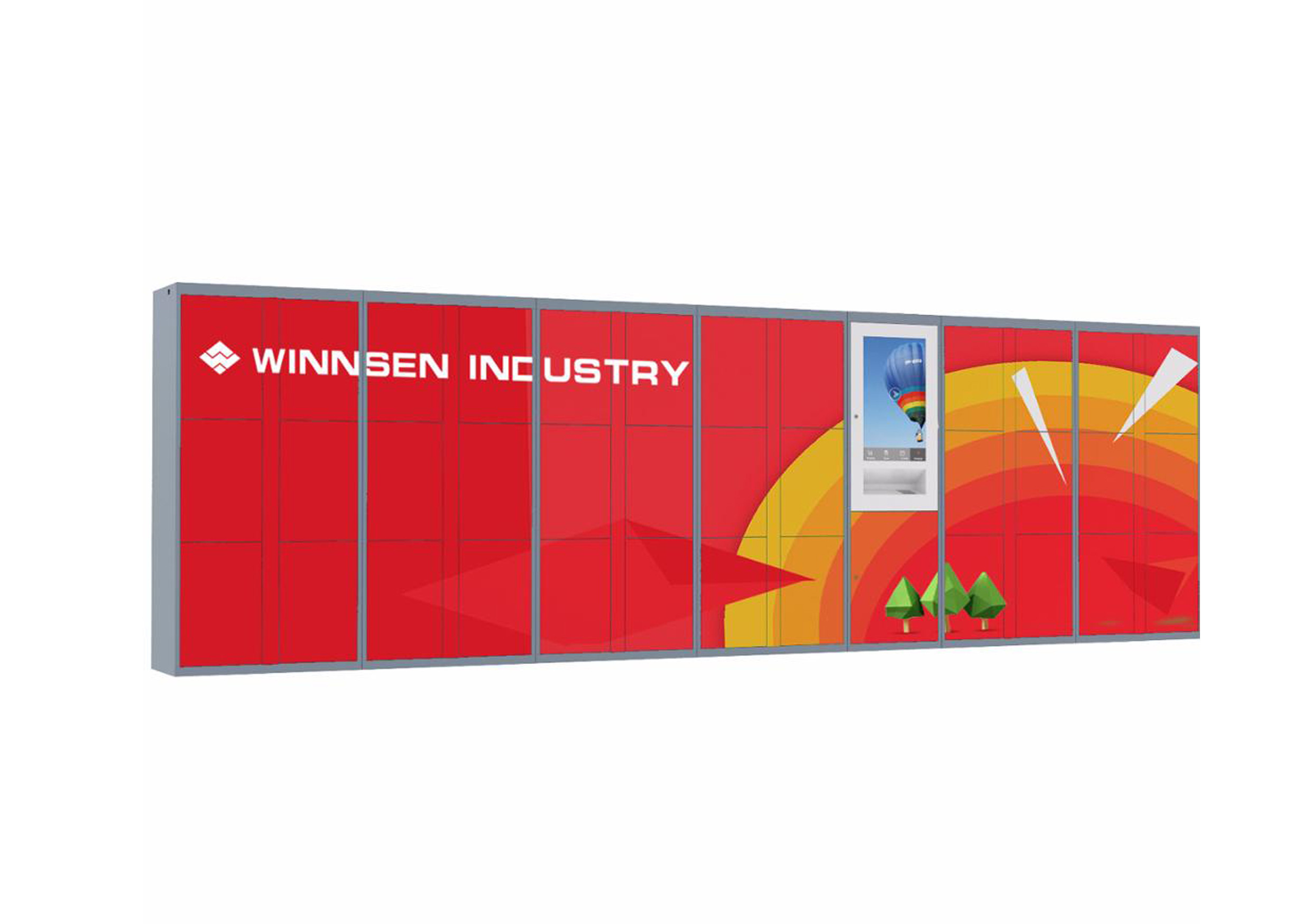 Storage Custom Automated Electronic Qr Code collect and collect Parcel ...