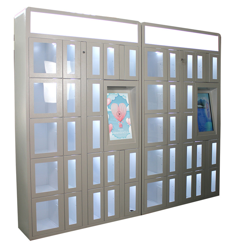 Multi-variety Combo Lockers vending machine for cold storage locker ...