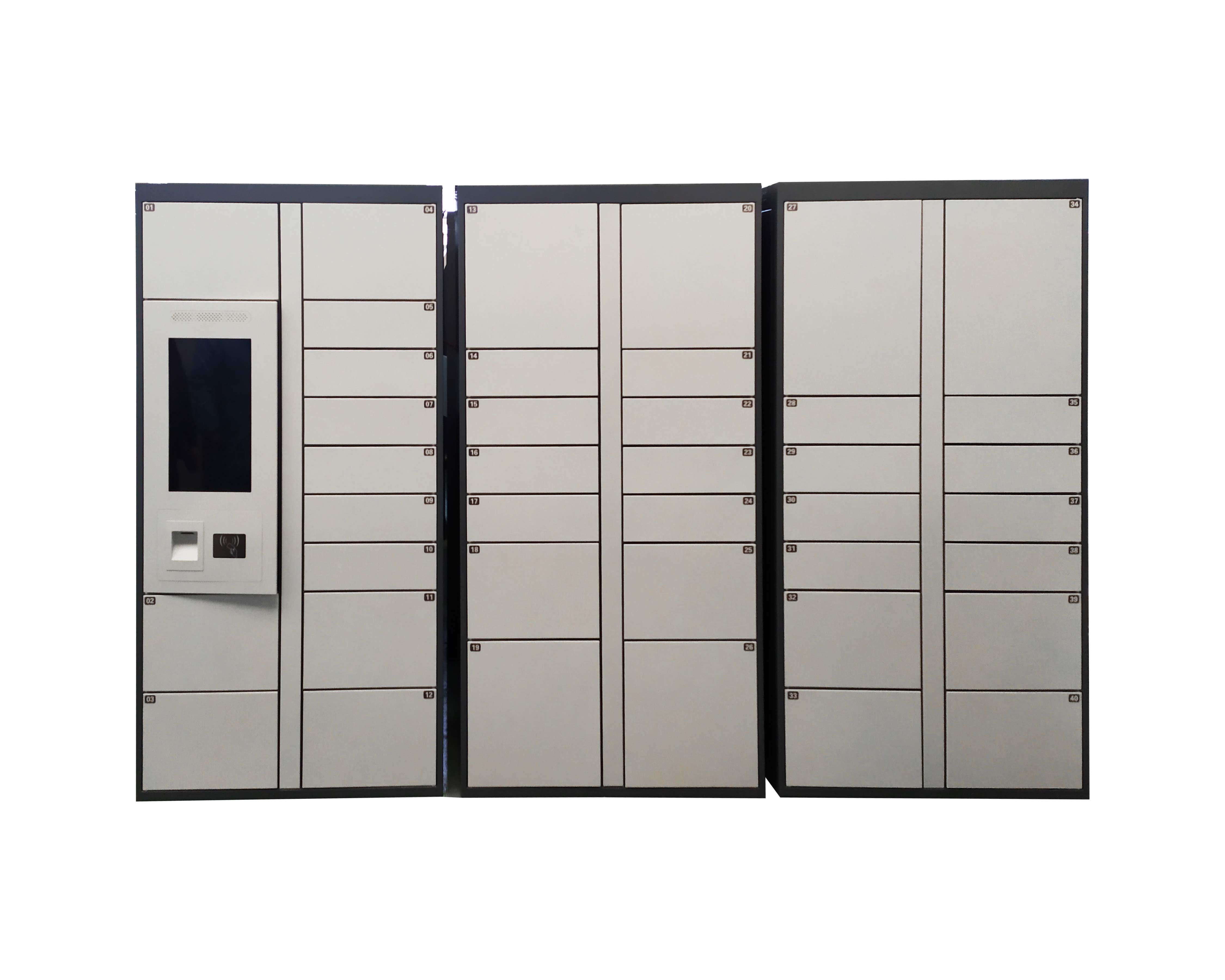 Transparent Doors Industrial Vending Lockers Automatic Big Touch Screen