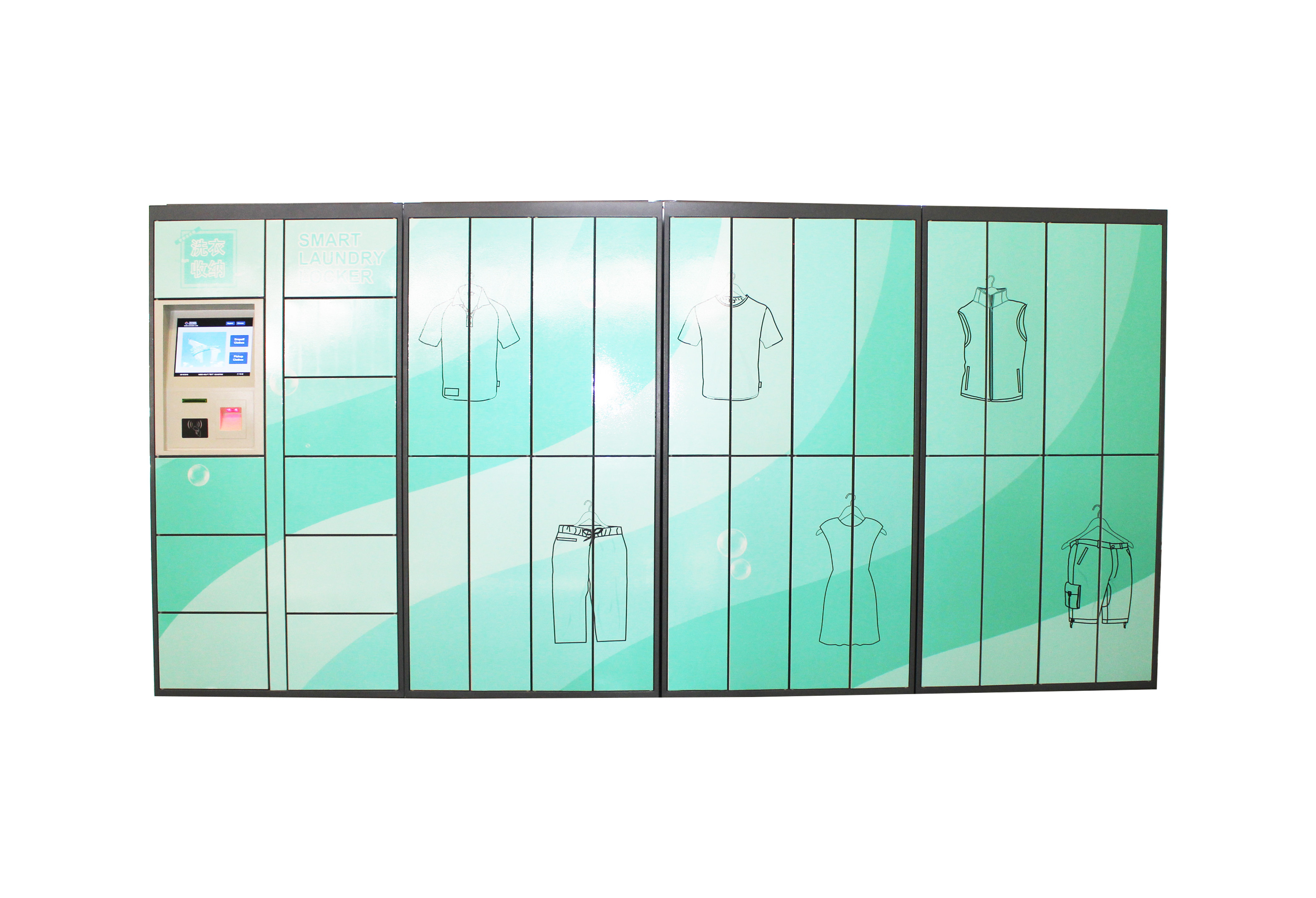 Winnsen Smart System Laundry Drop Off Lockers Digital For Shop