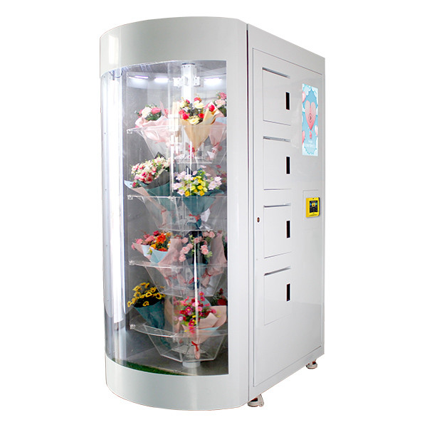 360 Rotation Automatic Gifts Flower Vending Machine With Humidification ...