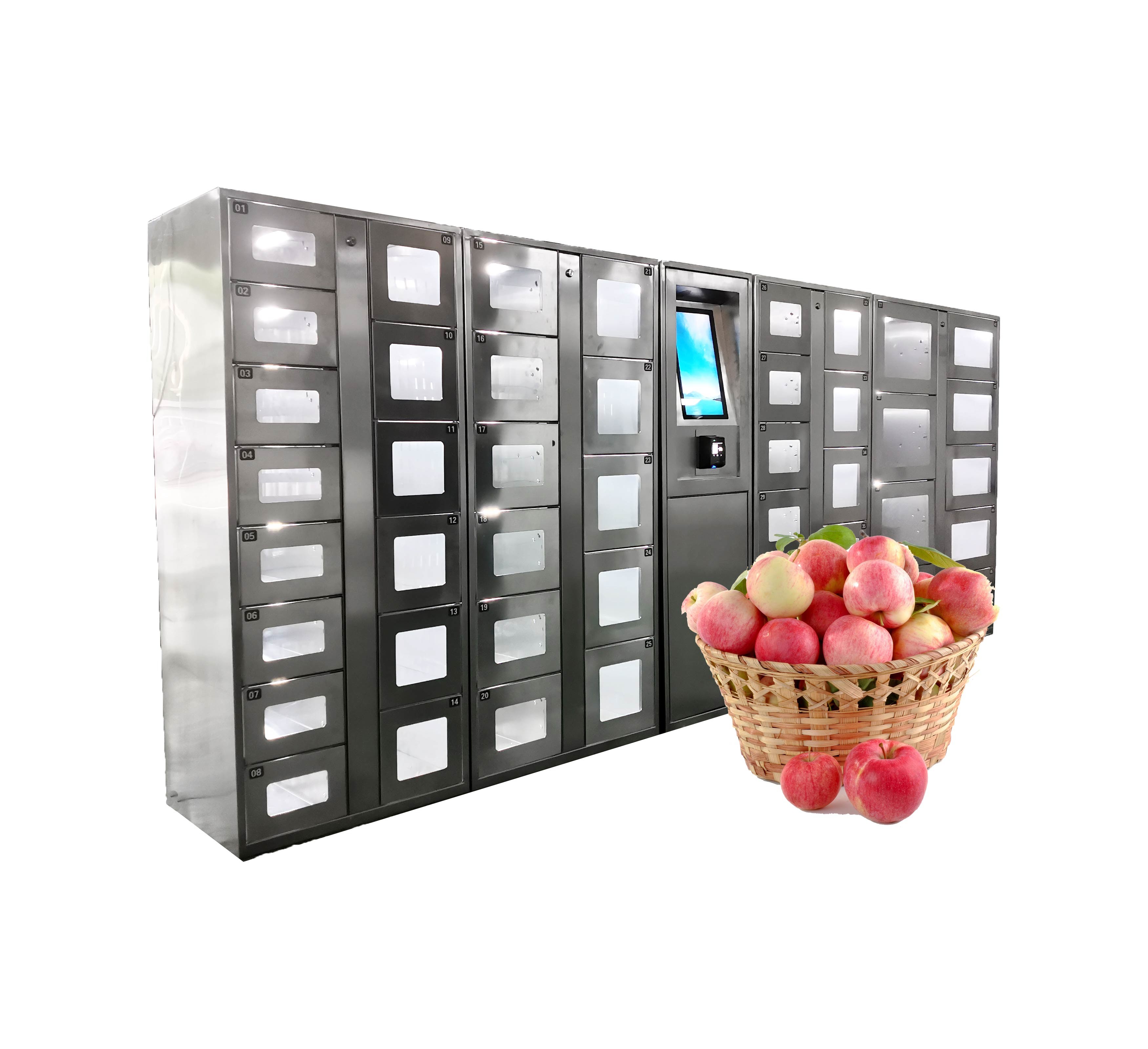 Smart Electronic Api Pick Up Vending Locker Vegetable Self Checkout ...