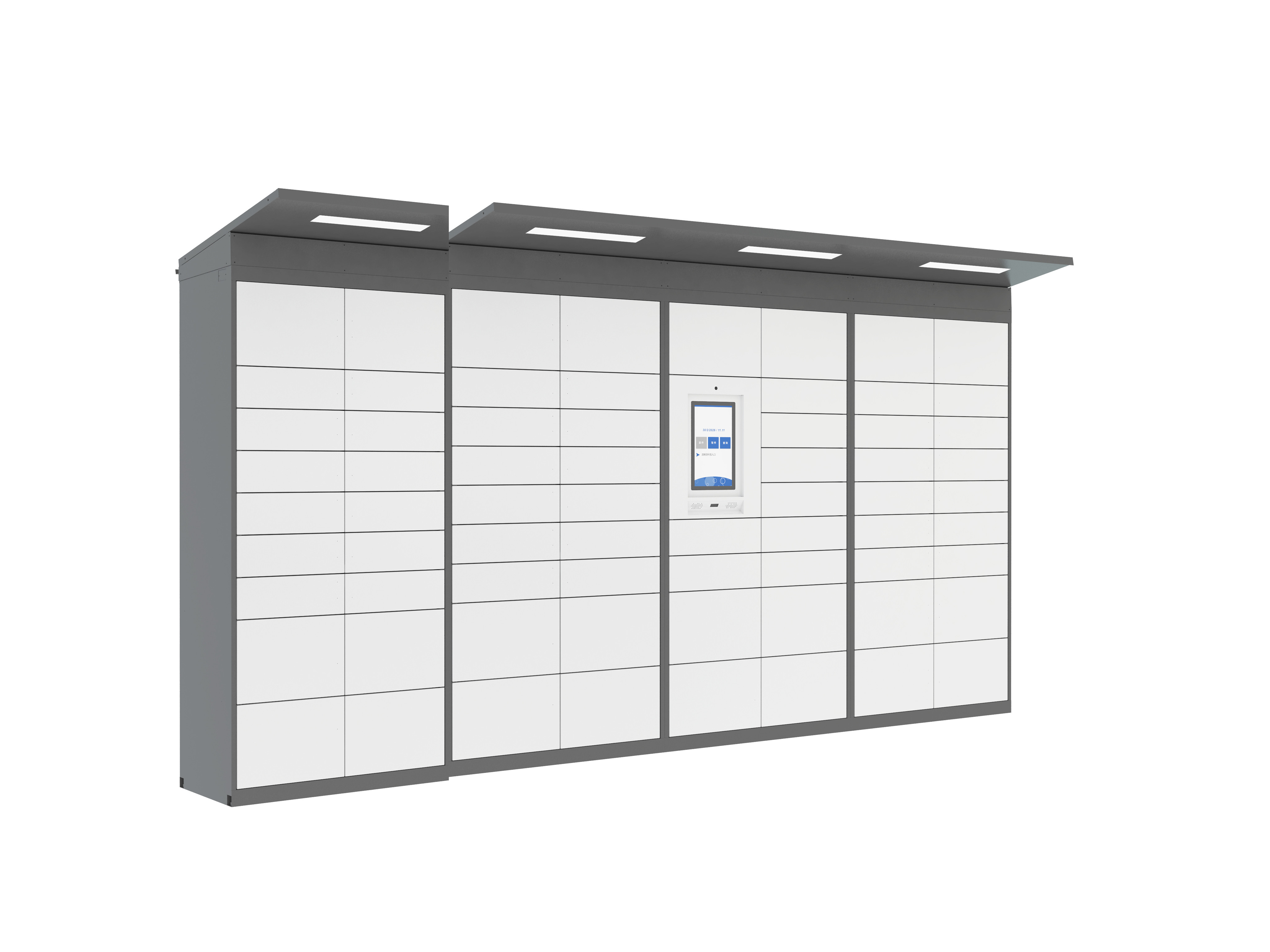 Smart Parcel Delivery Lockers / Parcel Delivery System For Apartment ...
