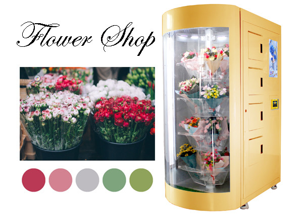 Holland Denmark Customized 24 Hour Fresh-Cut Flower Vending Machine ...
