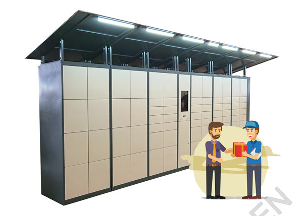 Smart click and Collect Parcel delivery sender and receiver parcel ...