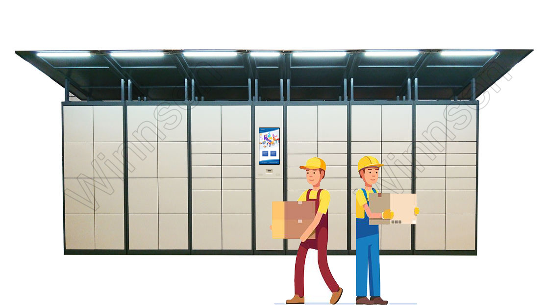 Smart click and Collect Parcel delivery sender and receiver parcel ...