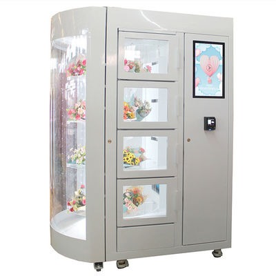 Luxury Flower Bouquet Vending Machine With Big Touch Screen 220V High ...