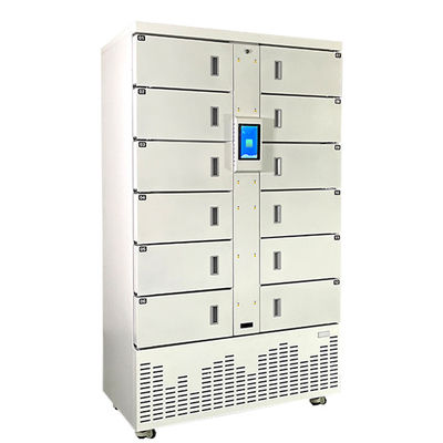 12Doors Smart Frozen Locker Freezer Cabinet For Restaurant Office ...