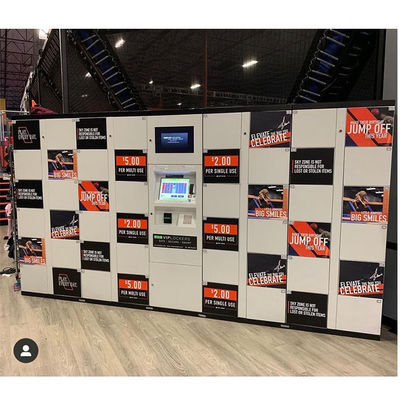 Self Service Vending Cabinet Display Locker Fully Automated 18.5" Touch ...