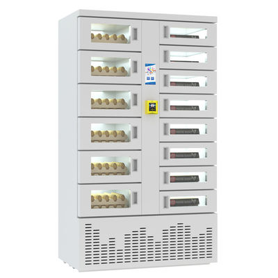 Smart Large Locker Vending Machine With Cooling System Customized 15.6''