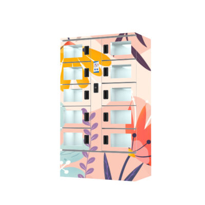 Smart Refrigerated Vending Locker For Vegetables Meats With Remote ...