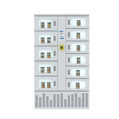 Smart Refrigerated Vending Locker For Vegetables Meats With Remote ...
