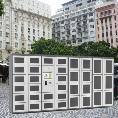 Automatic Vegetable Vending Lockers , Outdoor Locker Systems CE / FCC / ISO