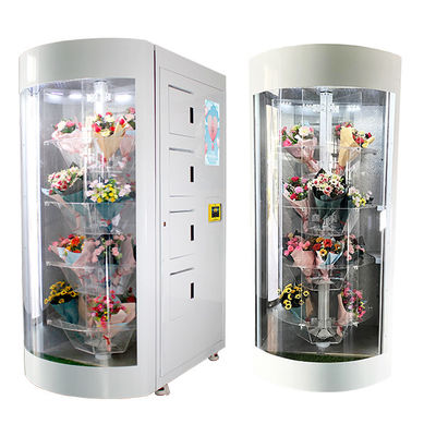 Automatic Flower Vending Machine For Bouquets With Transparent Shelf ...