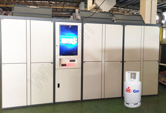 Smart 24 Hours Wifi LPG LNG Vending Lockers Gas Exchange Cylinder ...