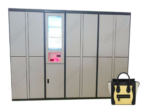 Smart Combo Robotic Vending Locker Machine Gas Exchange For Sandwich Salad