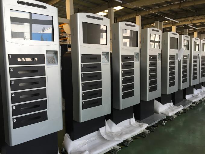 Mobile Security Locker Cell Phone Charging Stations With Touch Screen