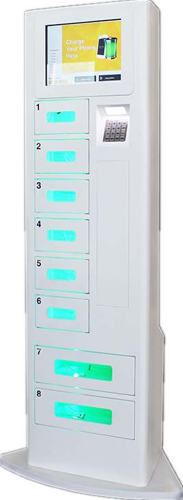 Mexico Customized Mobile Phone Charging Vending Machine Metal Shelf ...