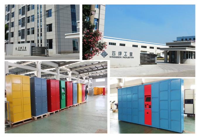 Multi Functional Electronic Package Locker , Automated Parcel Lockers ...