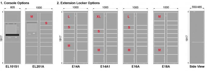 Commercial Furniture Delivered Parcel Locker Intelligent Logistics ...