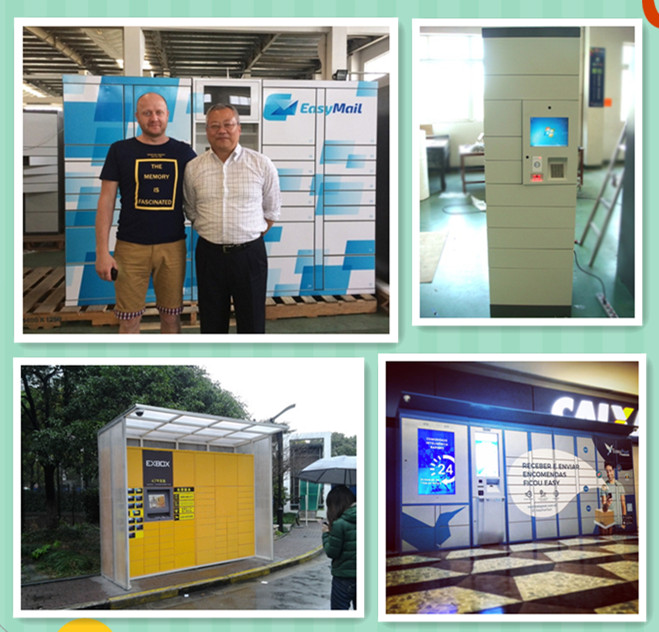 CE FCC Certified Vertical Digital Steel Automated Parcel Collection ...