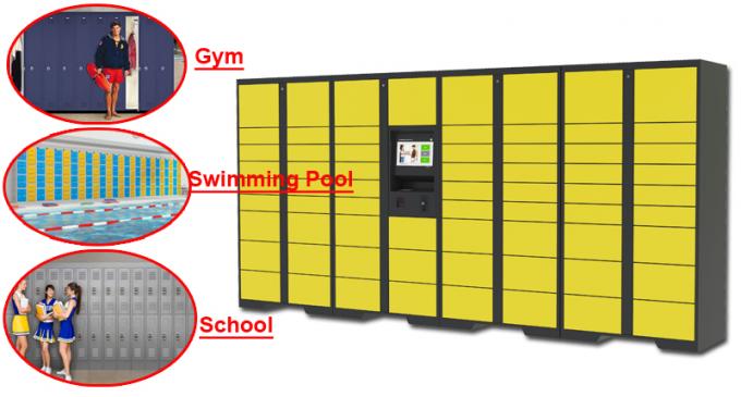 Airport Bus Station Smart Luggage Lockers , Modern Design Multi Box Lockers