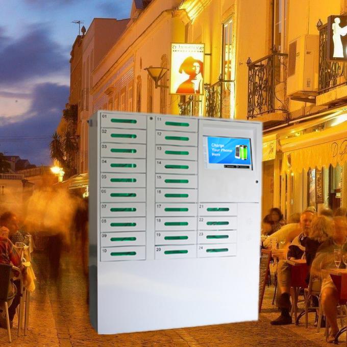 Touch LCD Public Mobile Phone Charging Station Kiosk Quick Charge Code ...