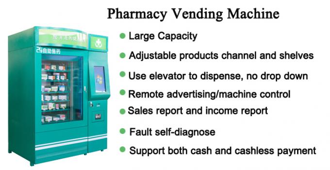 Indoor Outdoor Elevator Lift Drug Medicine Vending Machine With ...