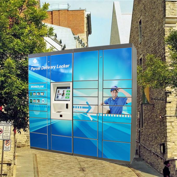 Electric Customizable Parcel Delivery Lockers With Remote Platform And ...