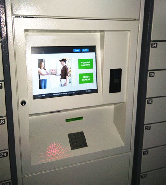 Electronic Mailbox Delivery Locker For Post Service , Automated Parcel ...