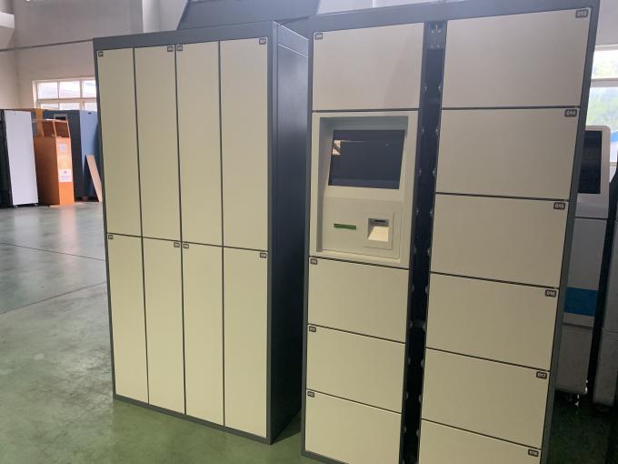 Metal Storage Barcode / Electronic Laundry Locker , School Student Gym ...
