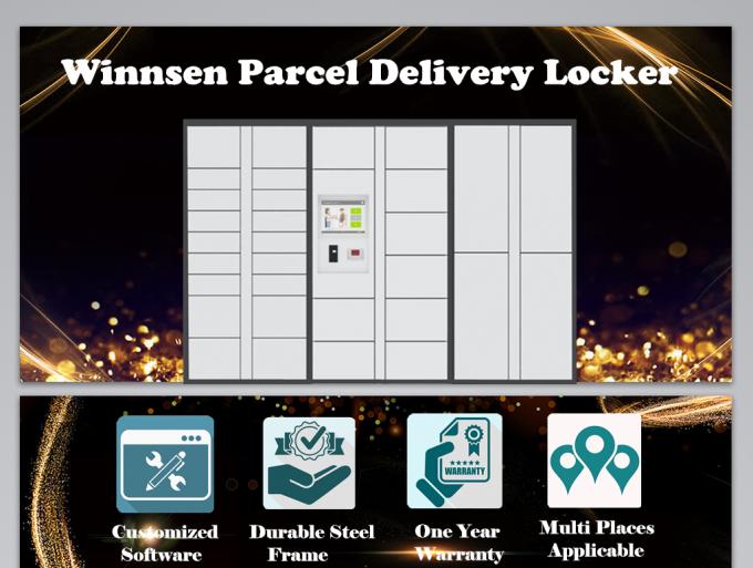 36 Intelligent Indoor Parcel Delivery Lockers , Electronic Express Locker