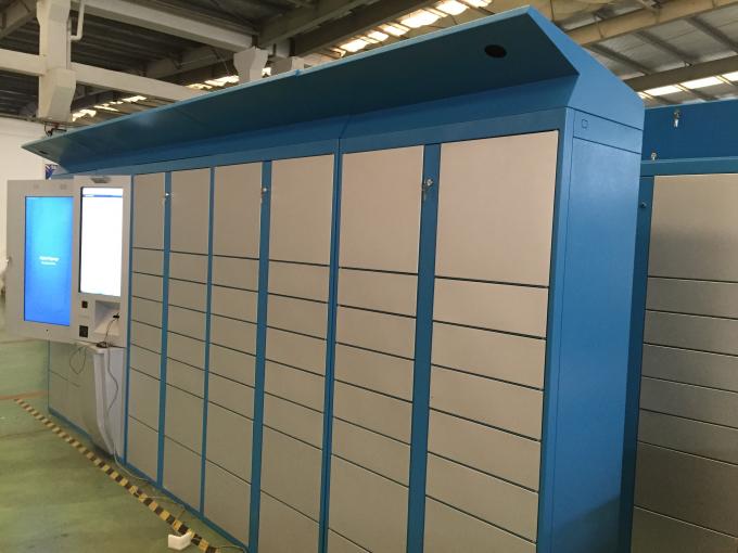Smart Storage Rental Luggage Lockers with Advertising Functions For ...