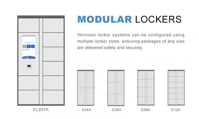 Smart Outdoor Storage Luggage Lockers For Gym Swimming Pool Water Park
