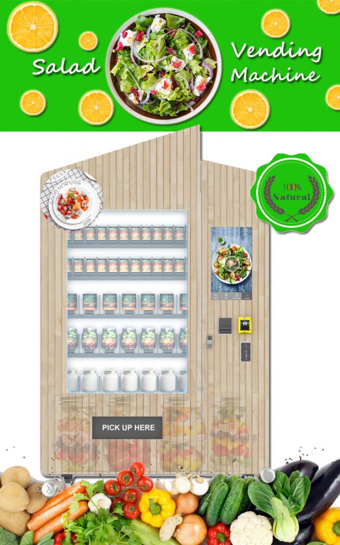 Sandwich 32 Inch Salad Vending Machine With Elevator Conveyor System