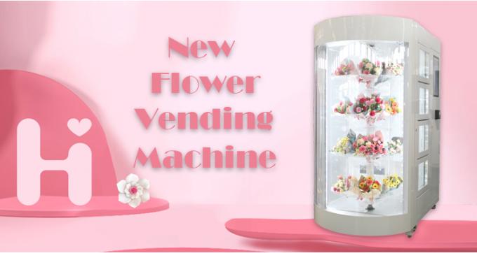 Florist Fresh Flower Station Vending Machine Automated 24 Hours Remote ...